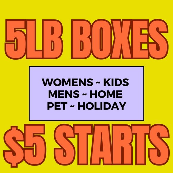 Other | 1 Reseller Mix Auction Box 5 Starts | Poshmark